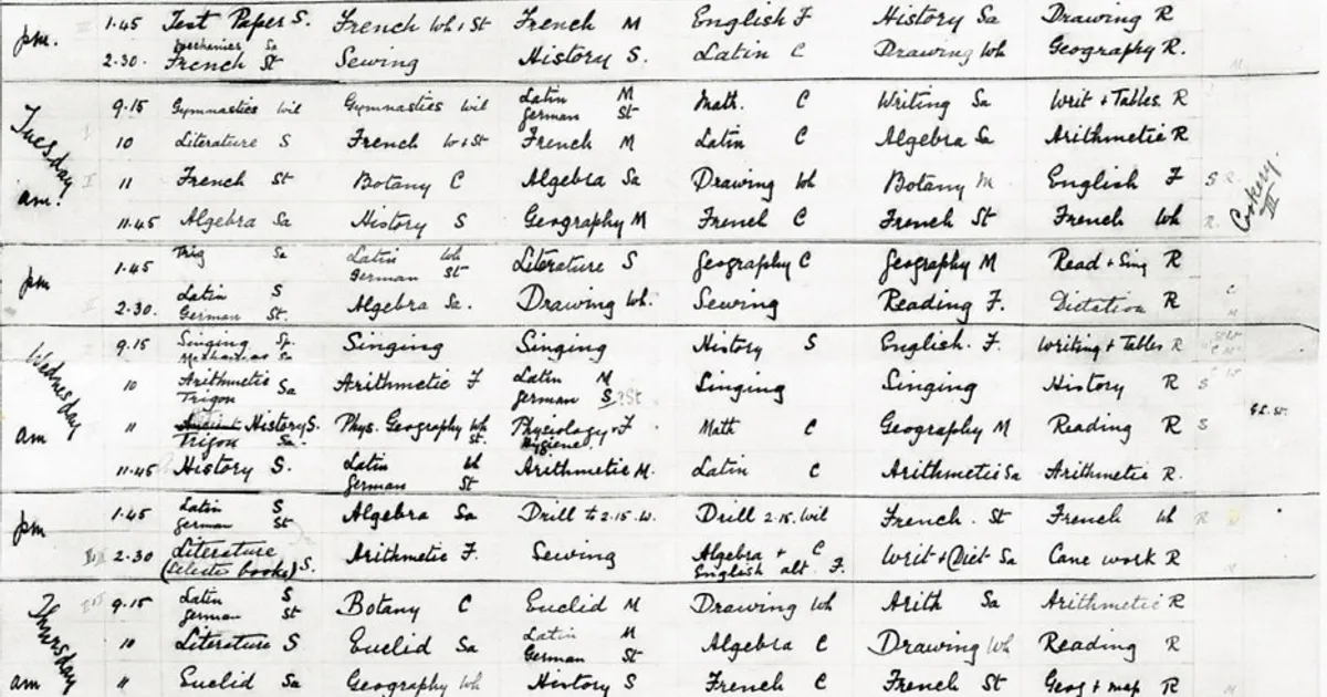Timetable - Brisbane Girls Grammar School